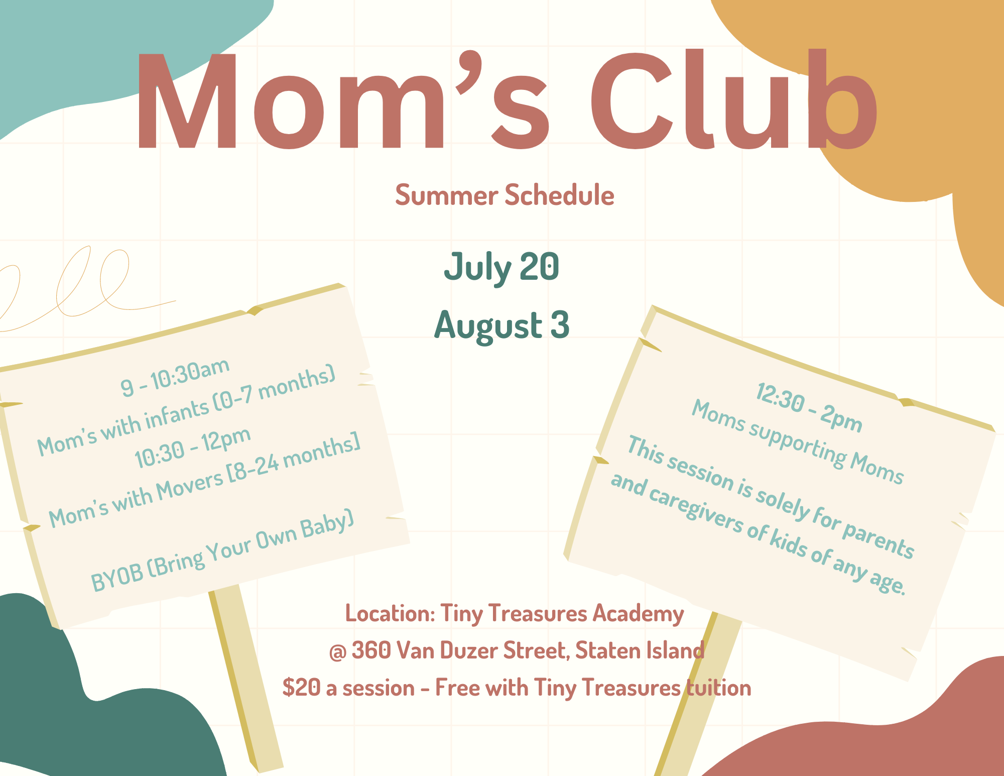 Mom’s Club – Tiny Treasures Academy